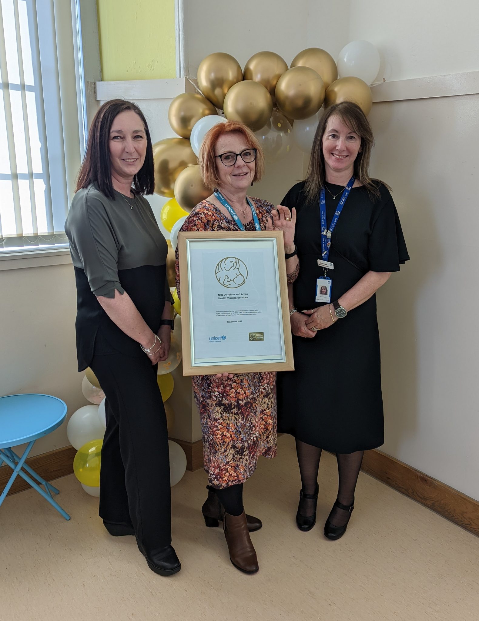 Ayrshire teams win top UNICEF award – Living Well East Ayrshire